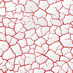 Red ground cracks Royalty Free Vector Image - VectorStock