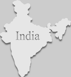 India Black and White Map Vector Images (over 590)