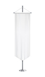 Pennant on pedestal composition Royalty Free Vector Image