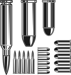 Set of bullets Royalty Free Vector Image - VectorStock
