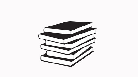 Stack of Books Black and White Vector Images (over 2,000)