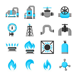 Natural gas icon Royalty Free Vector Image - VectorStock
