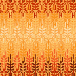 Green wheat seamless pattern spring Royalty Free Vector