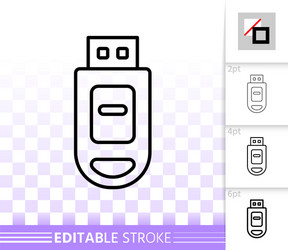 Usb flash icon business infographic Royalty Free Vector