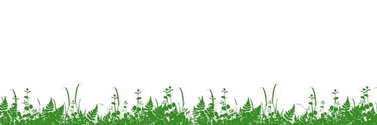 Green grass silhouette repeating background Vector Image