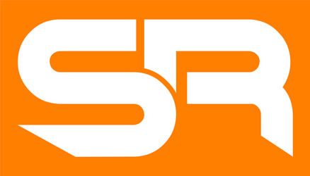 Letter sr Royalty Free Vector Image - VectorStock