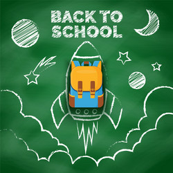Welcome back to school banner Royalty Free Vector Image