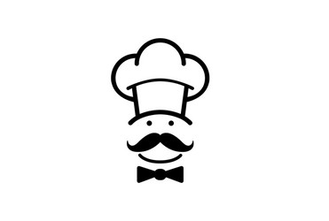 Pro chef logo Royalty Free Vector Image - VectorStock