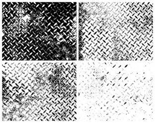 Grunge textures pack grit texture rough Royalty Free Vector