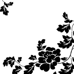 Peonies Black and White Vector Images (over 2,800)
