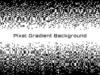 Pixel grey gradient seamless pattern Royalty Free Vector