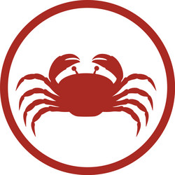 Crayfish Red Circle Vector Images (63)