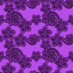 Seamless lace pattern Royalty Free Vector Image