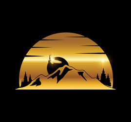 Gold Mountain Logo Vector Images (over 1,600)