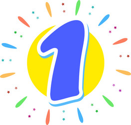 Rainbow Number 1 Vector Images (over 340)