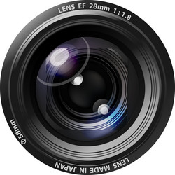 Camera lens Royalty Free Vector Image - VectorStock