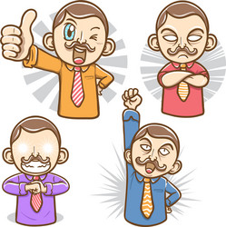 Boss Emoticon Vector Images (over 330)