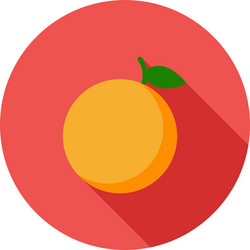 Icon of mandarin Royalty Free Vector Image - VectorStock