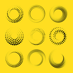 Circle speed lines Royalty Free Vector Image - VectorStock