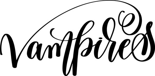 Merci phrase hand drawn lettering calligraphic Vector Image