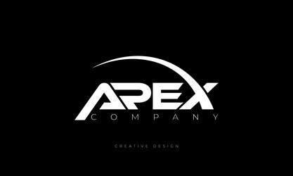 Apex creative letter branding logo design Vector Image
