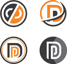 Dp letter logo icon Royalty Free Vector Image - VectorStock