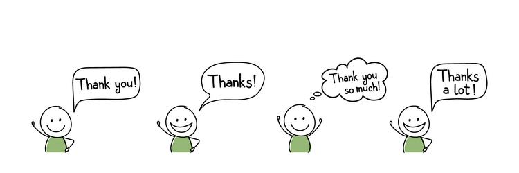 Smiley Thanks Vector Images (over 100)