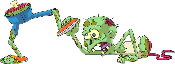Crawling Zombie Vector Images (over 110)