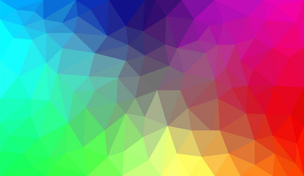 Rainbow colors abstract geometric background Vector Image