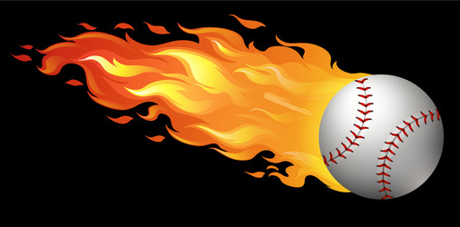 Baseball Fire Vector Images (over 2,100)