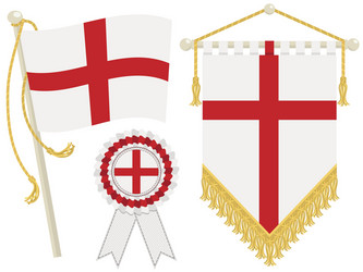 Flag of northamptonshire in england Royalty Free Vector