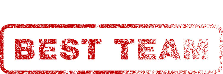 Best team rubber stamp Royalty Free Vector Image
