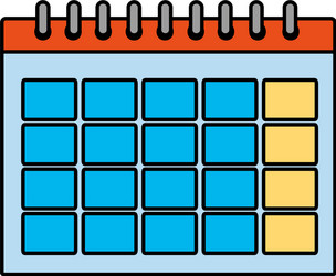 Calendar Day Cartoon Black and White Vector Images (over 1,000)