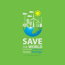 Environmental protection cartoon Royalty Free Vector Image