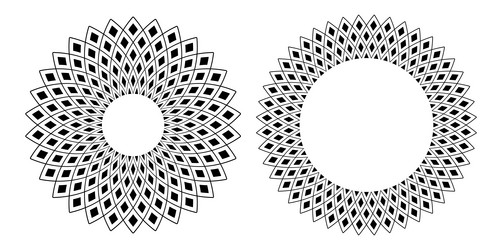 Diamond Circle Border Vector Images (over 2,100)