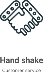 Shake Hand Line Icon Vector Images (over 5,000)