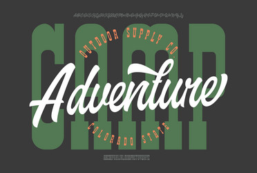 Outdoor Fonts Vector Images (over 130,000)