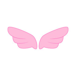 Pair of bird wings icon cartoon style Royalty Free Vector