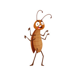 Cartoon flea Royalty Free Vector Image - VectorStock