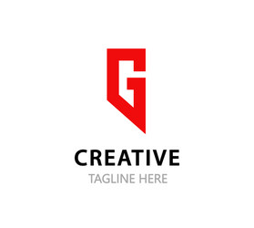 Gaming letter g logo Royalty Free Vector Image