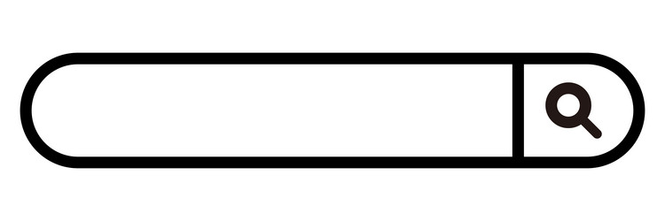 Modern search box and copy space Royalty Free Vector Image