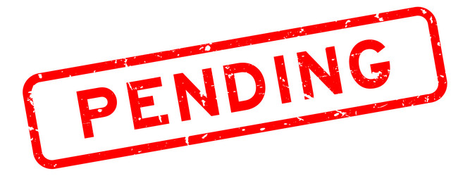 Pending Approval Stamp