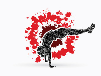 Dancer Splatter Vector Images (52)