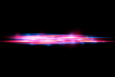 Red blue motion police line horizontal light rays Vector Image