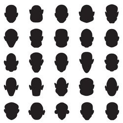 Face shapes cartoon Royalty Free Vector Image - VectorStock