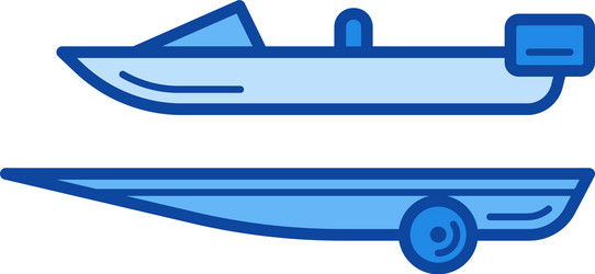 Boat on Trailer Drawing Vector Images (76)