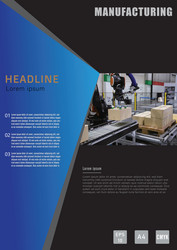 Template for Robotics Brochure Vector Images (over 1,100)