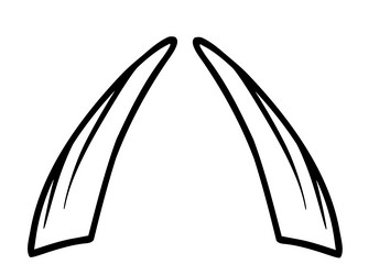 Ivory Tusks Vector Images (over 1,300)