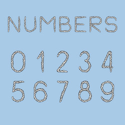 Rope Nautical Fonts Vector Images (over 330)