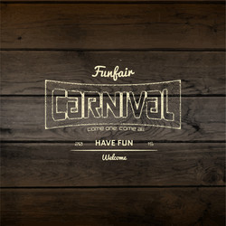 Carnival badges logos and labels for any use Vector Image